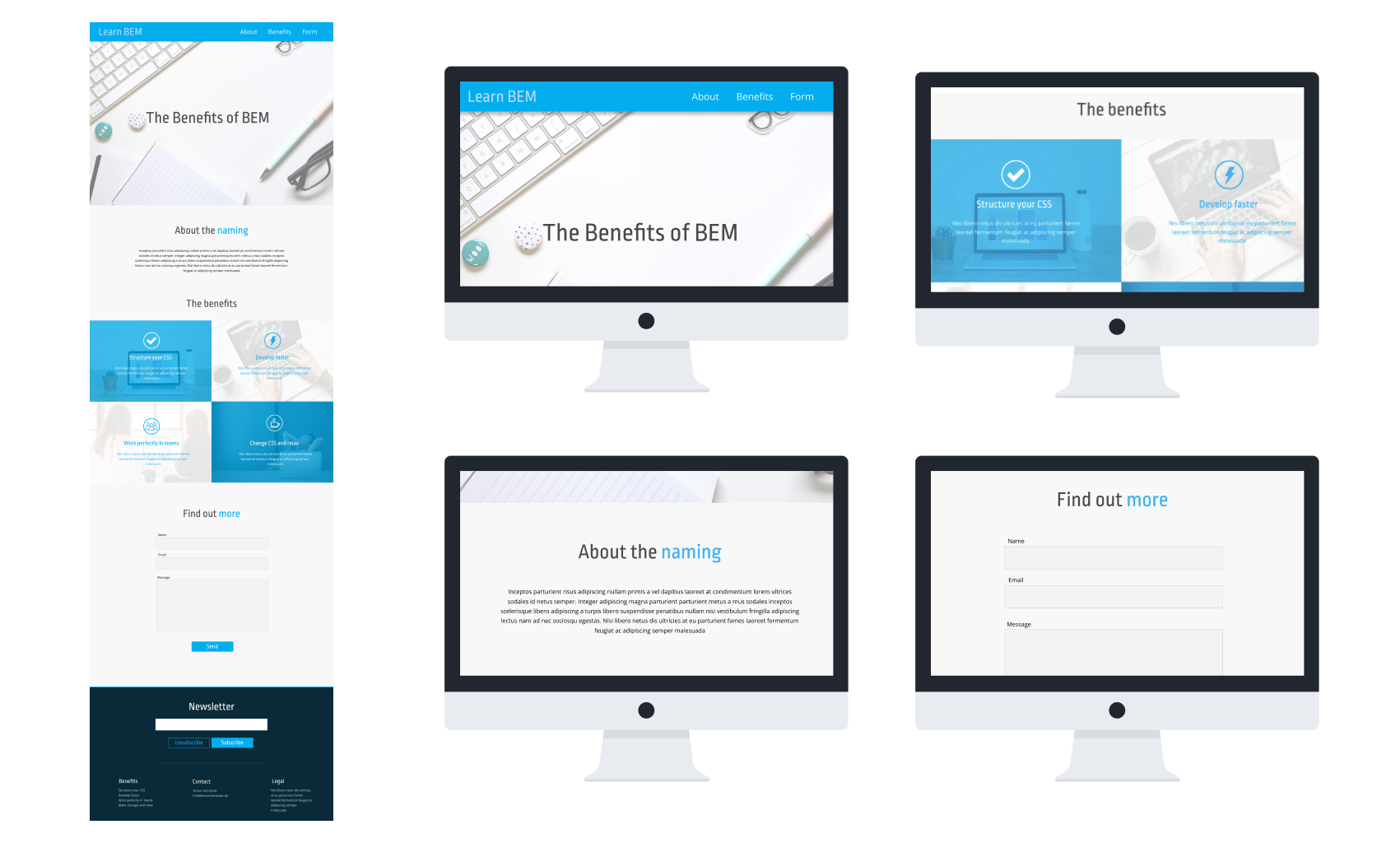 CSS Structure with BEM in a real-world Example